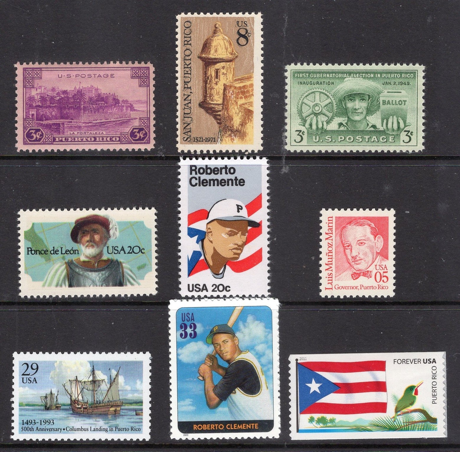 Postage Stamps by Theme: PUERTO RICO Related – ForeverStampsAndMore