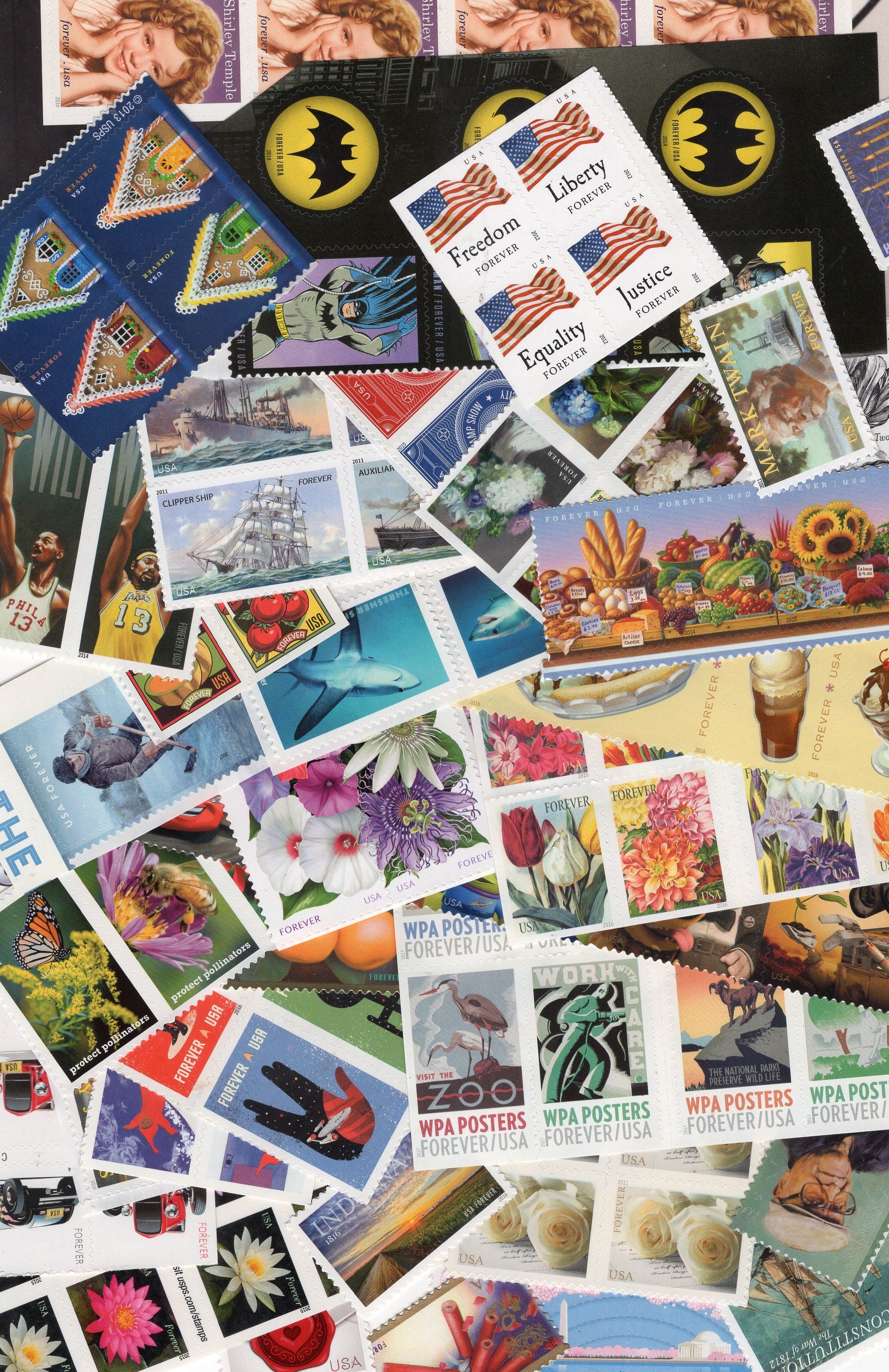 Postage Stamps by Theme: FOREVER STAMPS – ForeverStampsAndMore