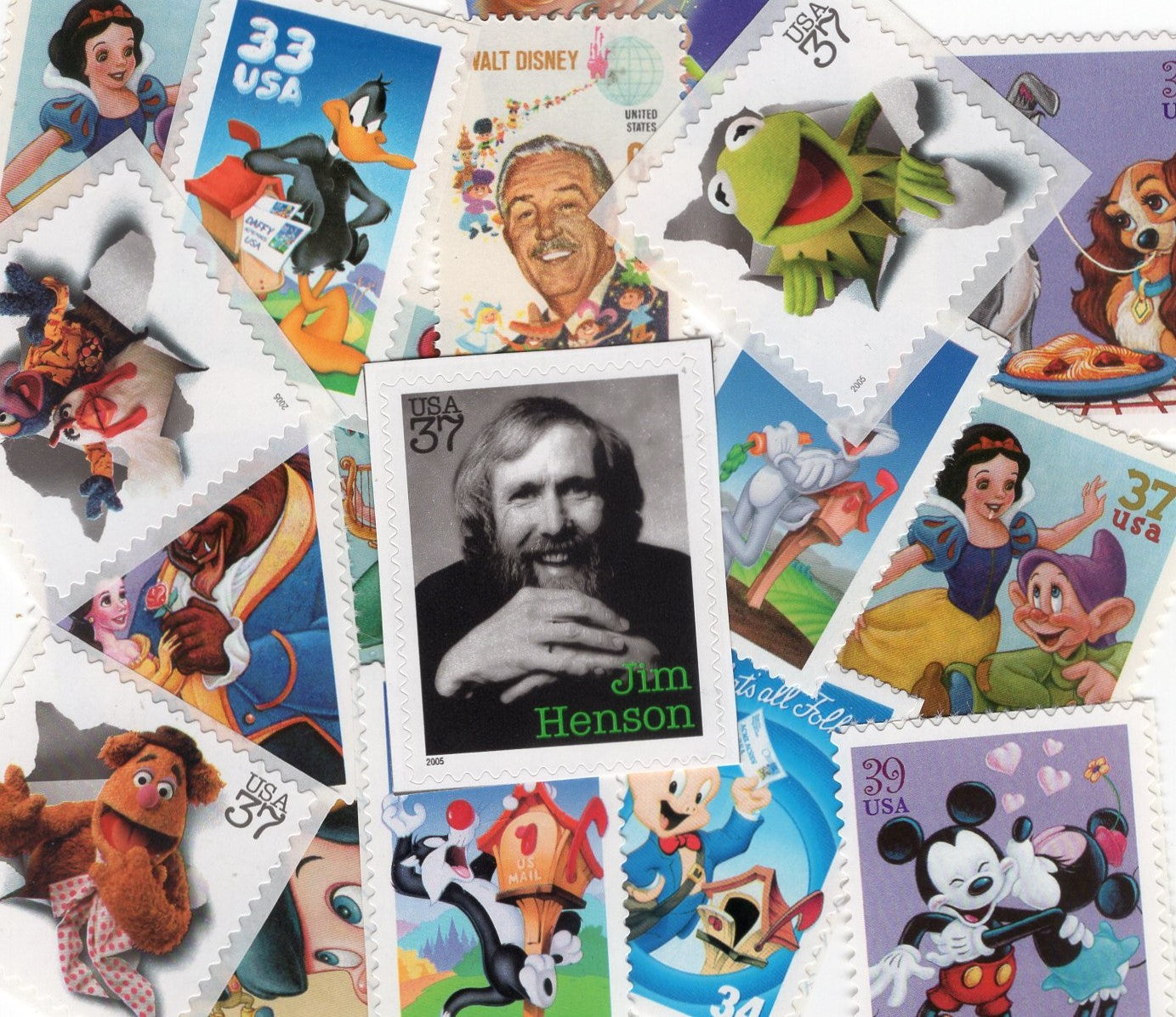Postage Stamps by Theme: DISNEY - LOONEY TUNES - MUPPETS ...